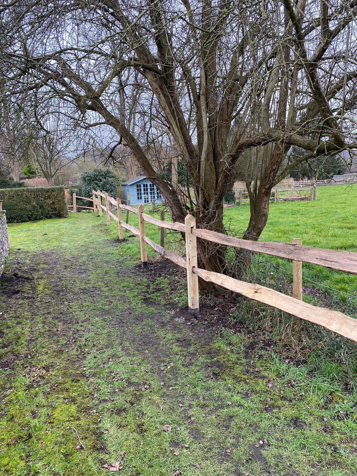 Post and Rail Fencing | Timber Fencing | Knight Fencing